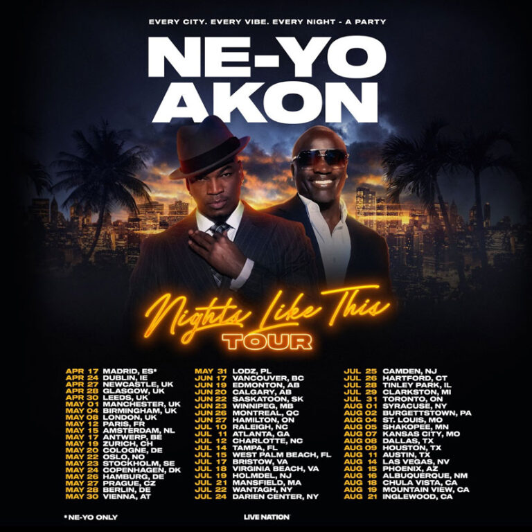 Ne-Yo og Akon forenes til 'Nights Like This' Global Tour - Innovative Music